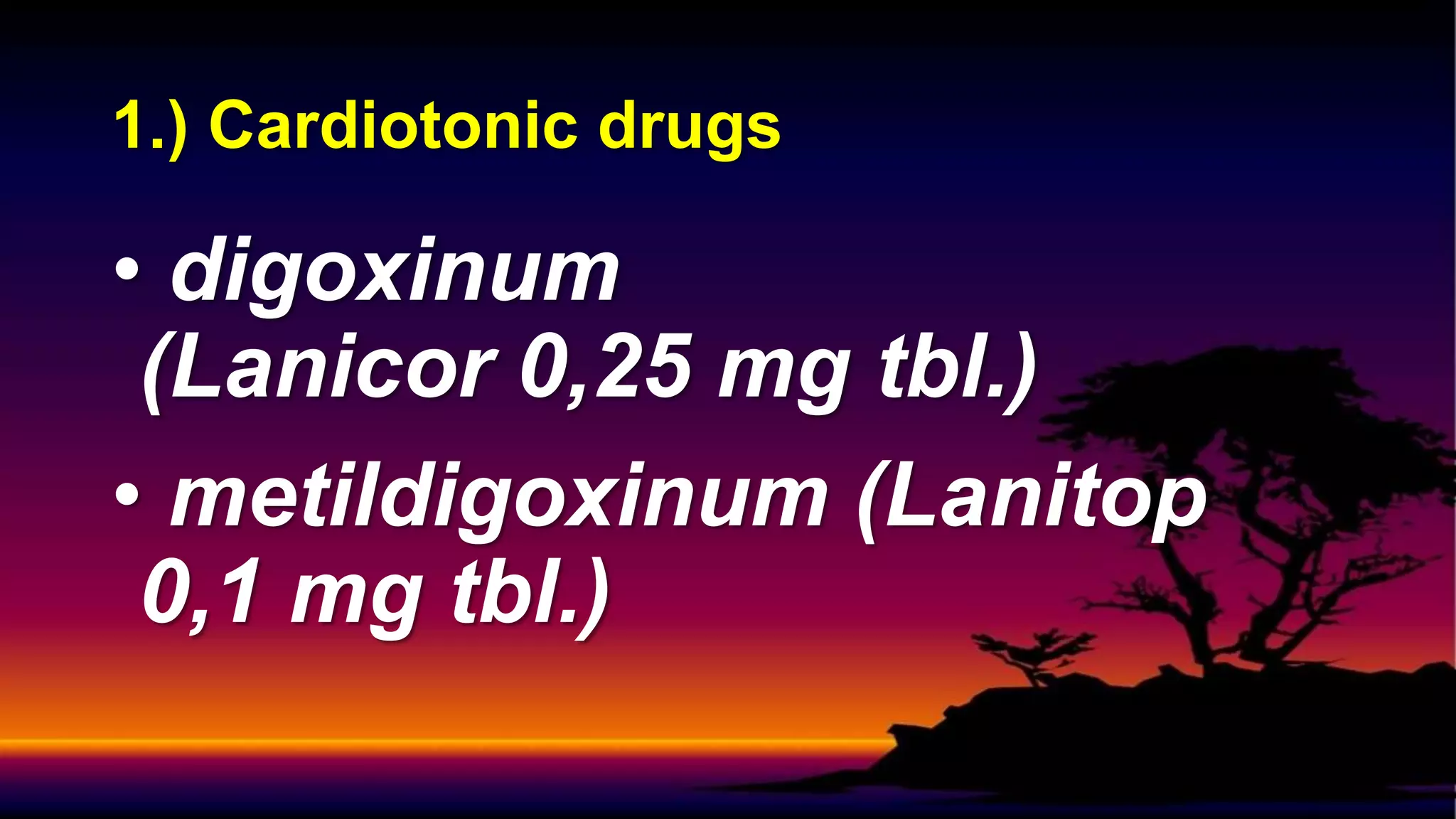 Cardiovascular pharmacology for primary care physician | PPSX