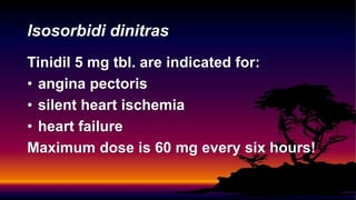 Cardiovascular pharmacology for primary care physician | PPT