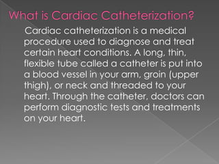 Cardiovascular procedures | PPTX