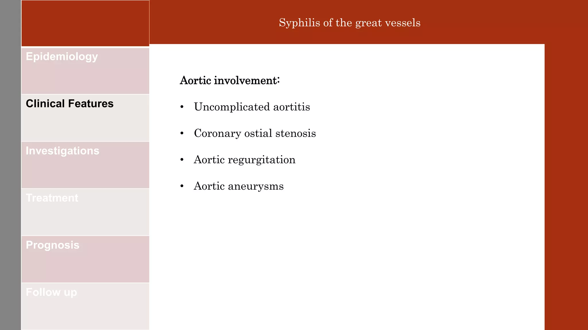 Cardiovascular syphilis | PPTX | Infectious Diseases | Diseases and ...