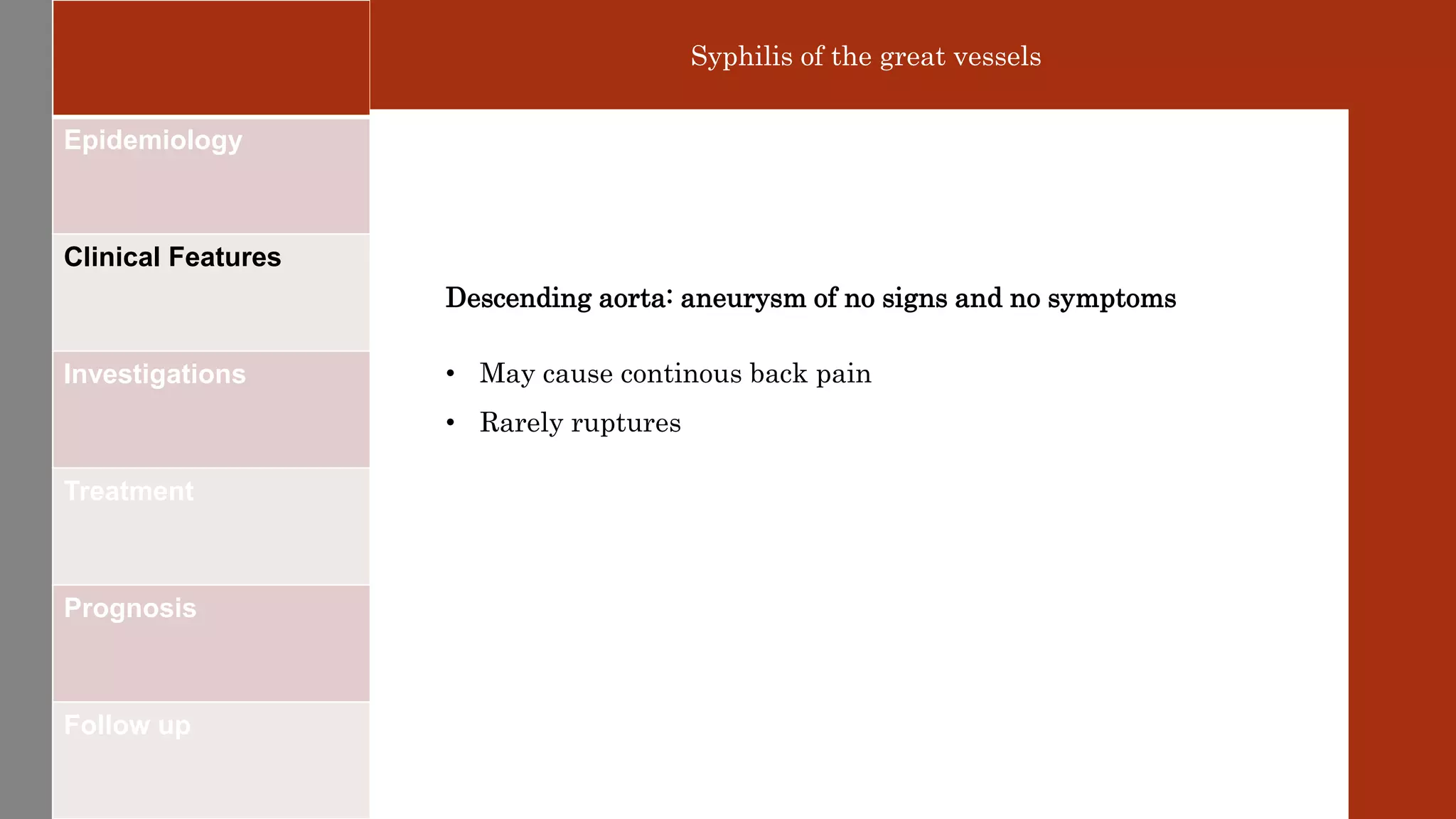 Cardiovascular syphilis | PPTX