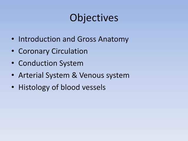 Anatomy of the Cardiovascular system | PPTX
