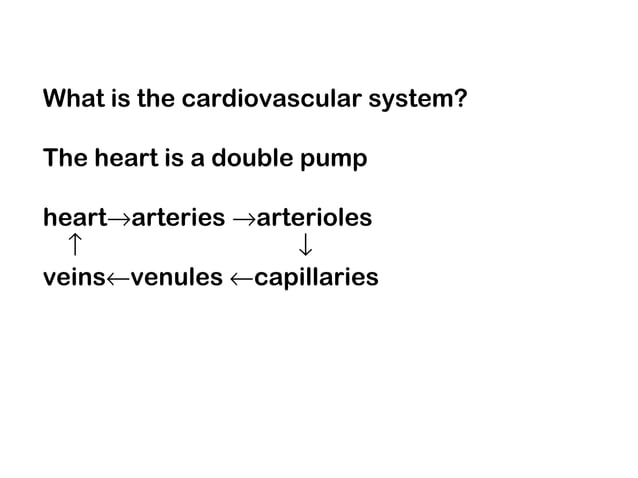Cardiovascular system ppt | PPT