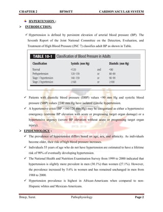 PATHOPHYSILOGY OF HYPERTENSION | PDF