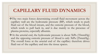 arteries, arterioles, veins, venules, capillary and fluid or gaseous ...