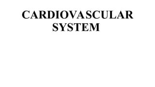 anatomy of CARDIOVASCULAR SYSTEM.ppt | Heart and Cardiovascular ...