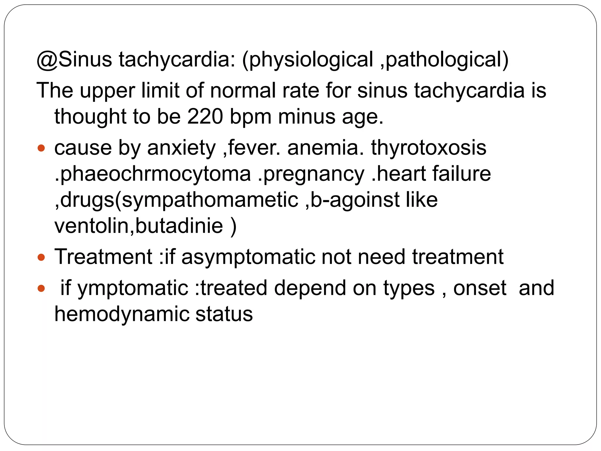 Cardiovascular system arrhythmia Disorders of heart Rate and rhythm and ...