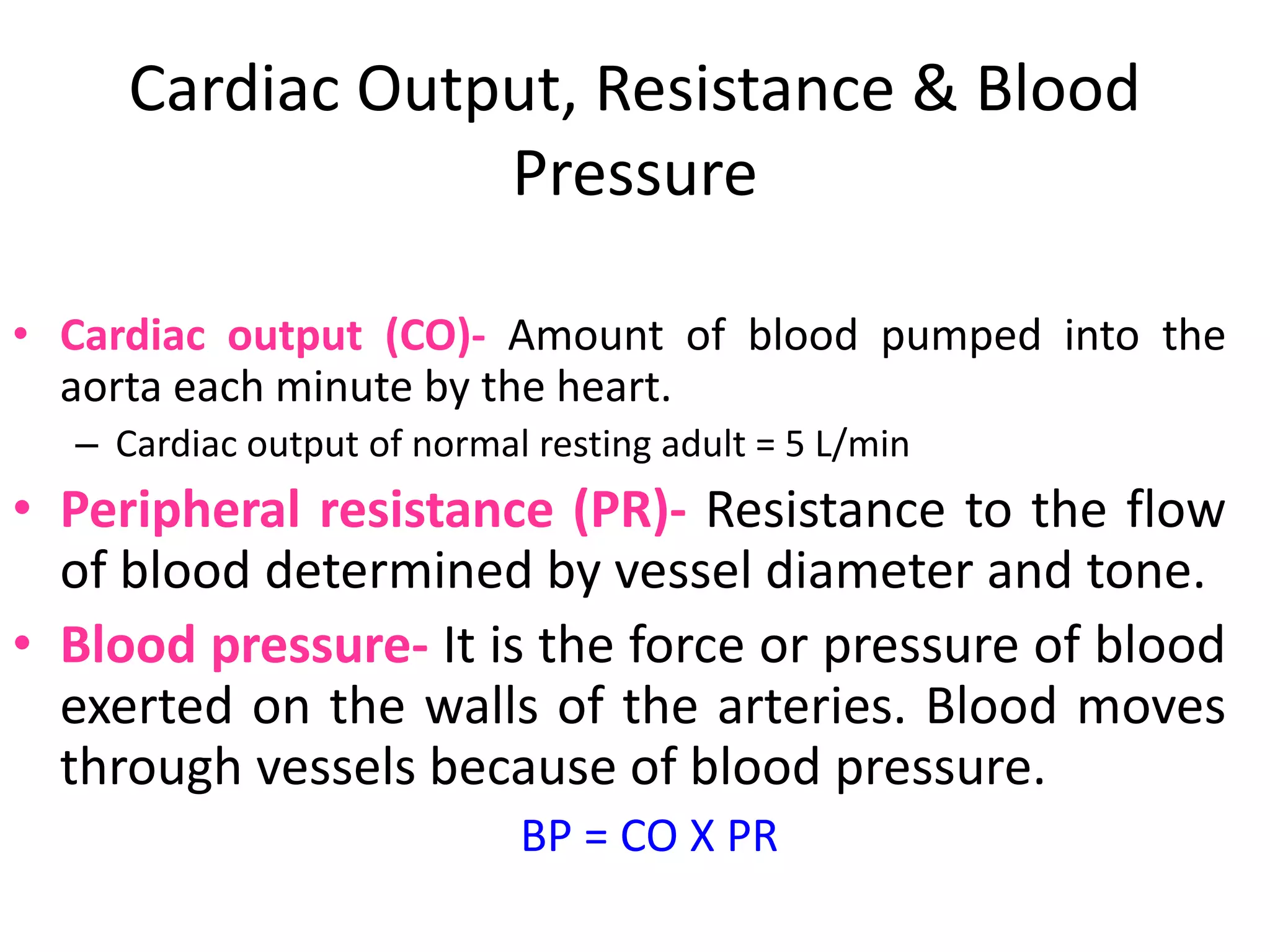 Cardiovascular system (blood pressure, hypertension) | PPTX | Heart and ...