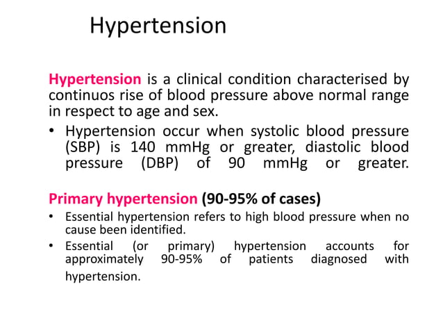 Cardiovascular system (blood pressure, hypertension) | PPTX | Heart and ...