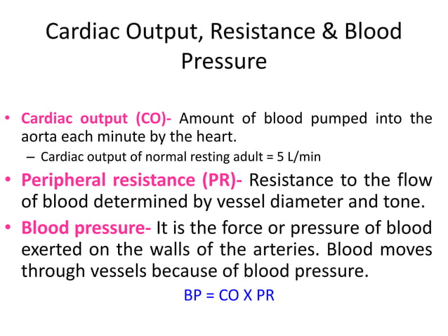 Cardiovascular system (blood pressure, hypertension) | PPTX | Heart and ...