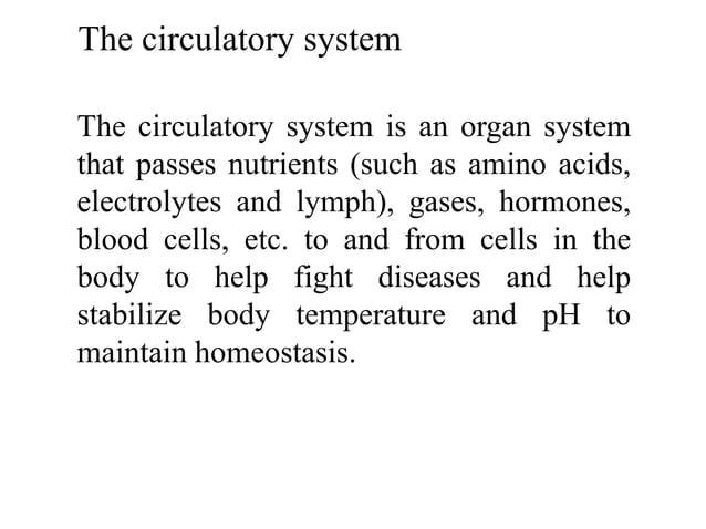 Cardiovascular system (blood vessels, anatomy) | PPT