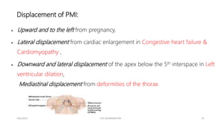 Cardio vascular system (cvs) examination | PPT