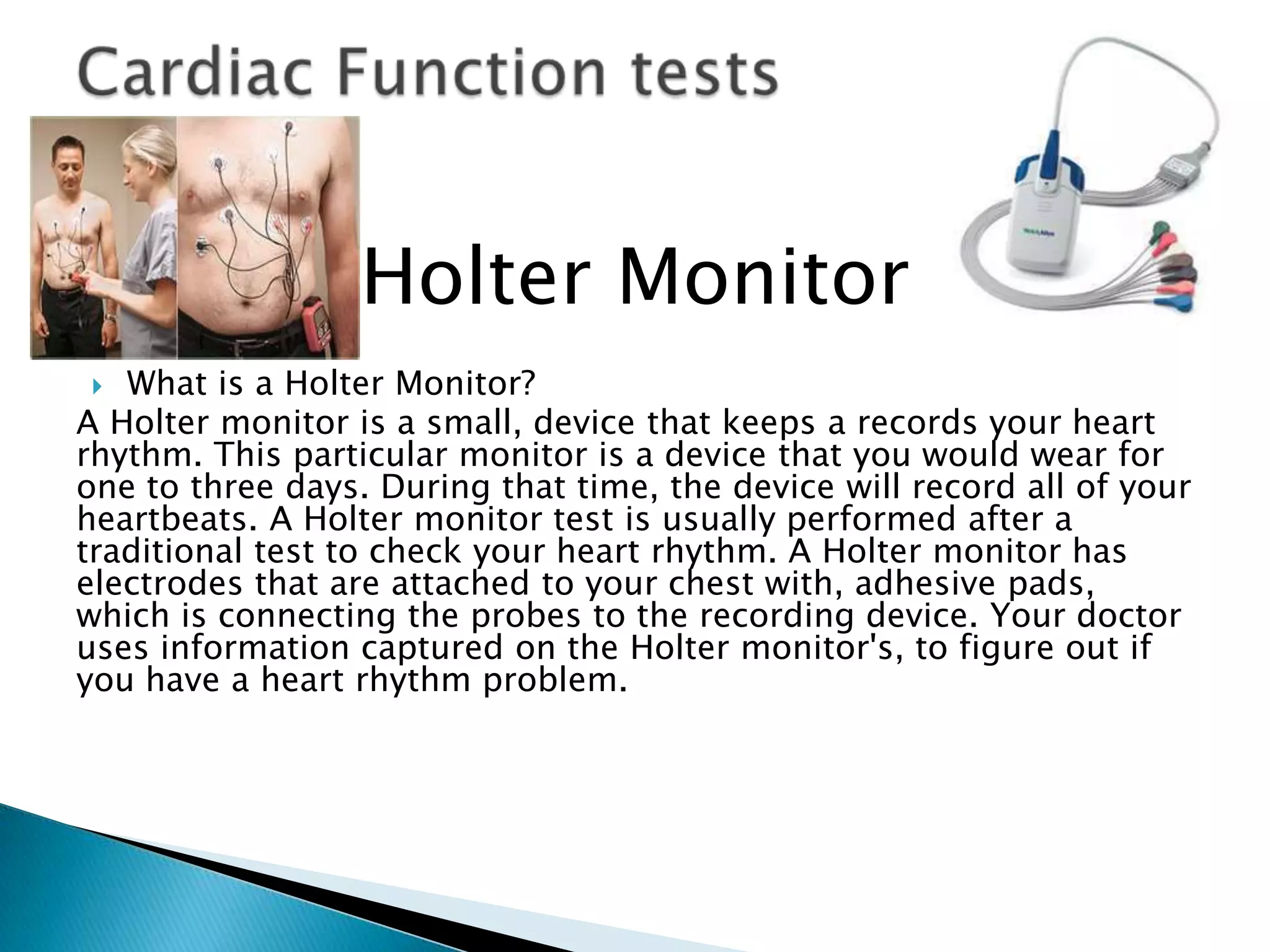 Cardiovascular system diagnostic procedures 5 | PPTX