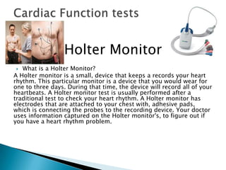 Cardiovascular system diagnostic procedures 5 | PPTX