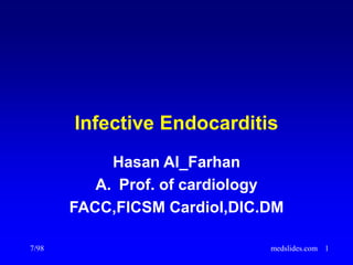 Cardiovascular system Endocarditis-11 (Muhadharaty).ppt
