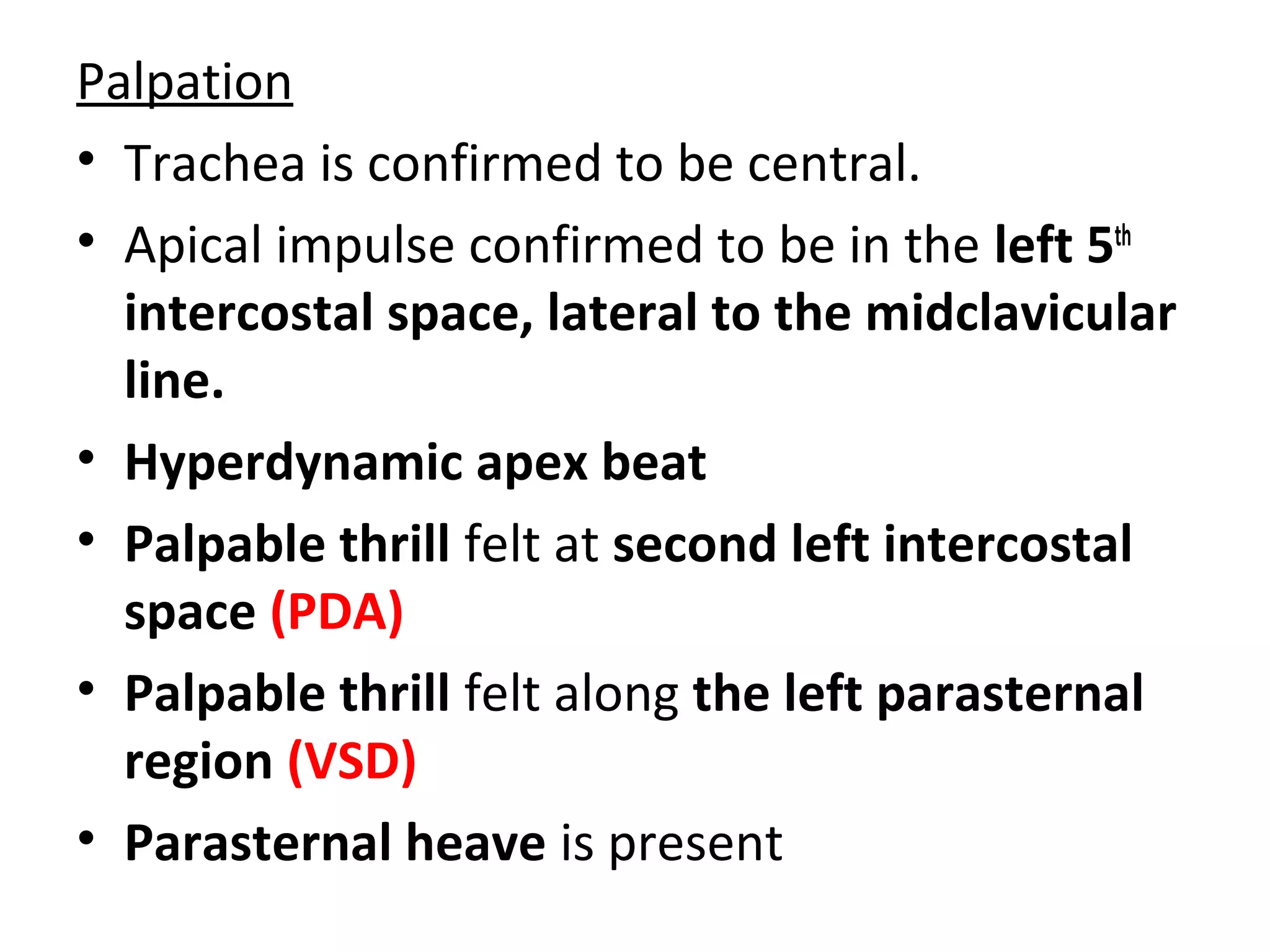 Case Study -Acyanotic Congenital Heart Disease- VSD and PDA | PPT
