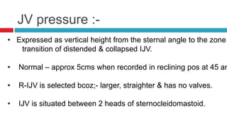 Cardiovascular system examination | PPTX