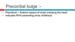 Cardiovascular system examination | PPTX