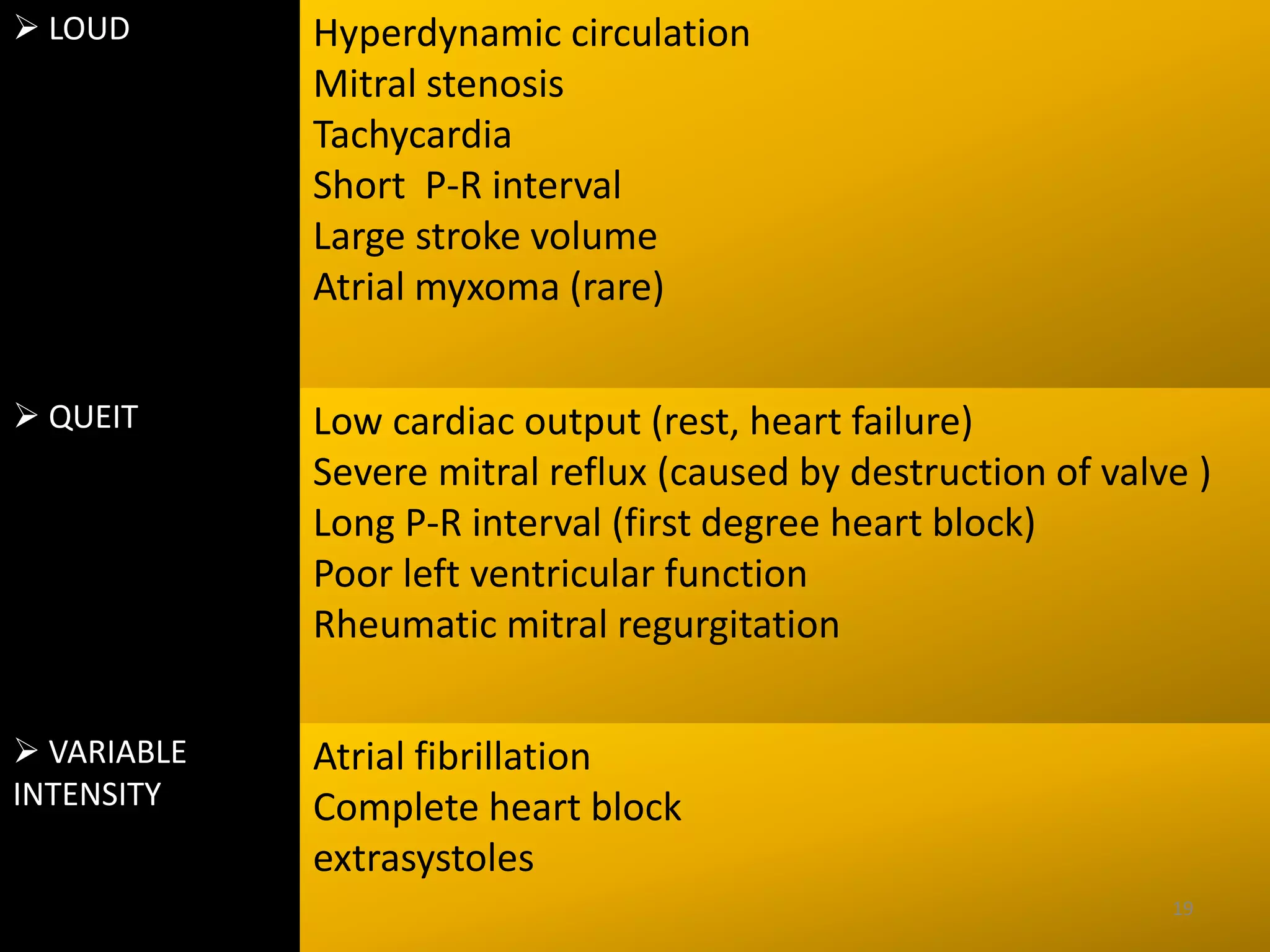 Cardiovascular system examination , auscultation and its ...