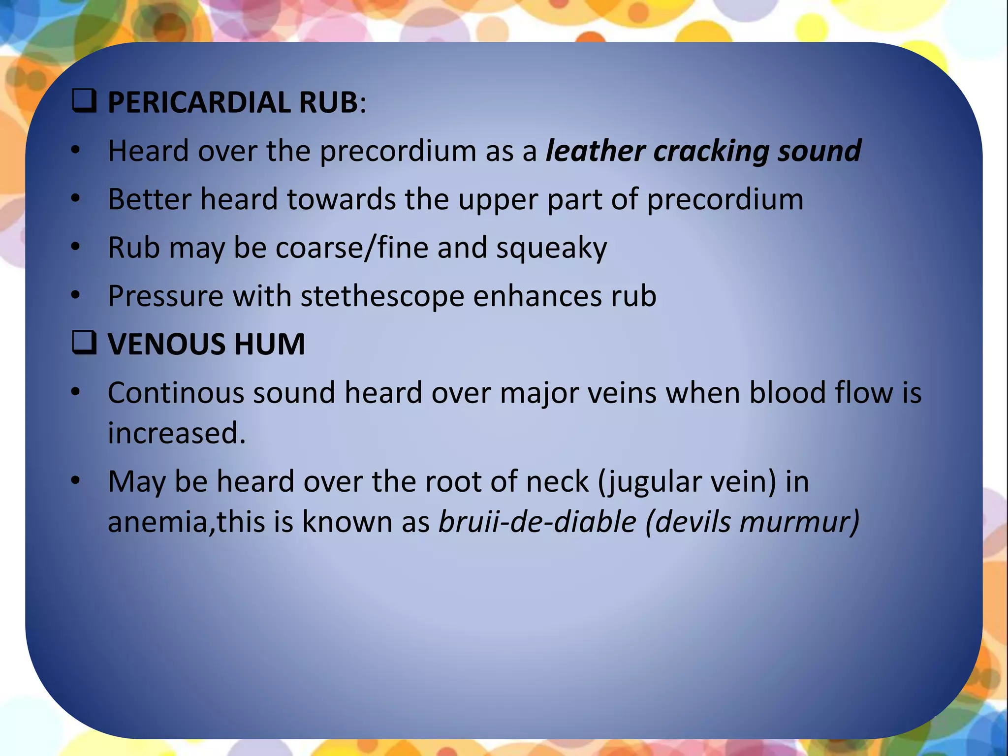 Cardiovascular system examination , auscultation and its ...