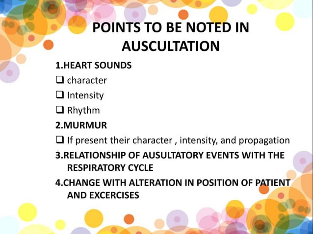 Cardiovascular system examination , auscultation and its ...