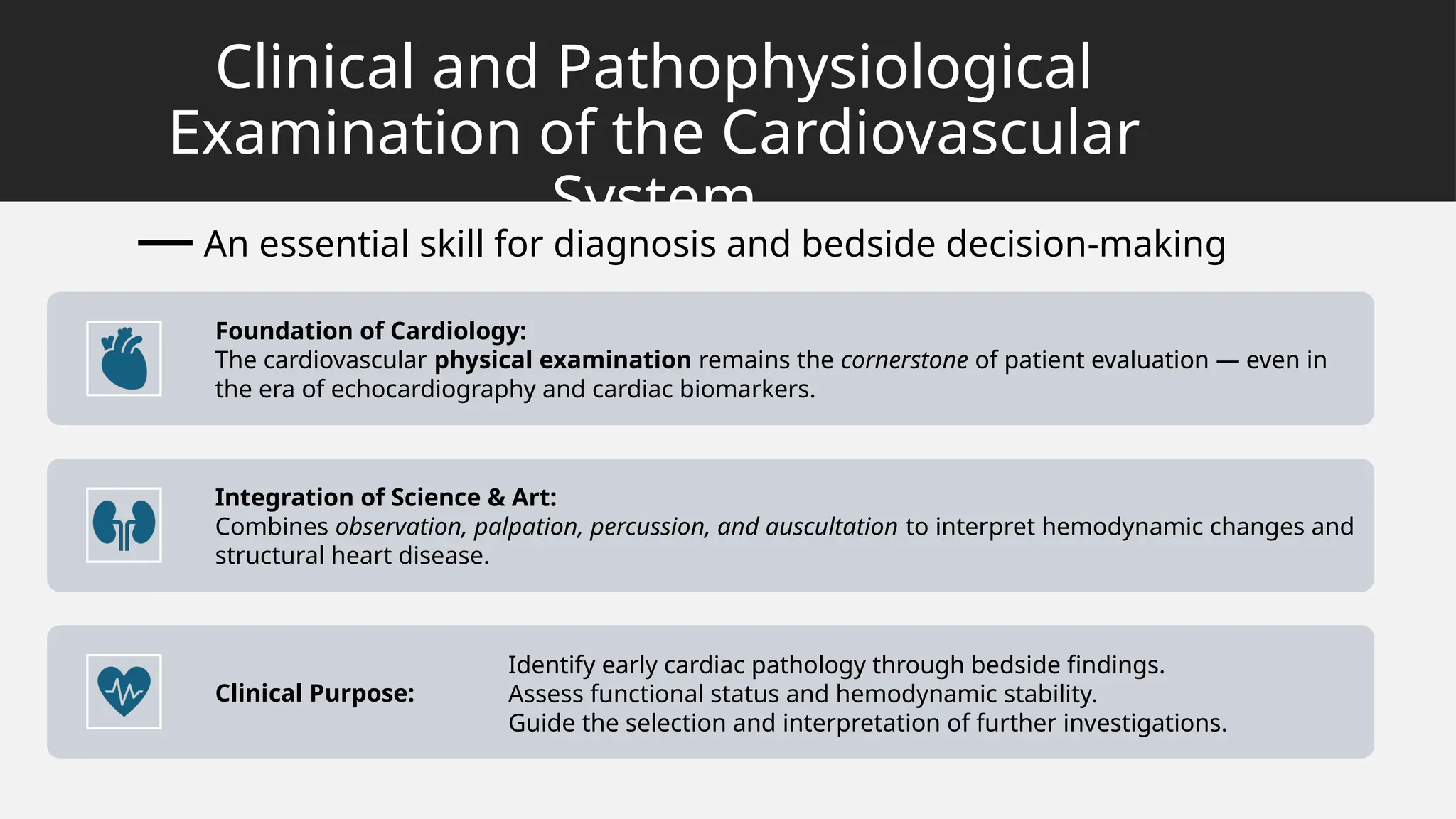 Cardiovascular System Examination - Presentation | PPTX