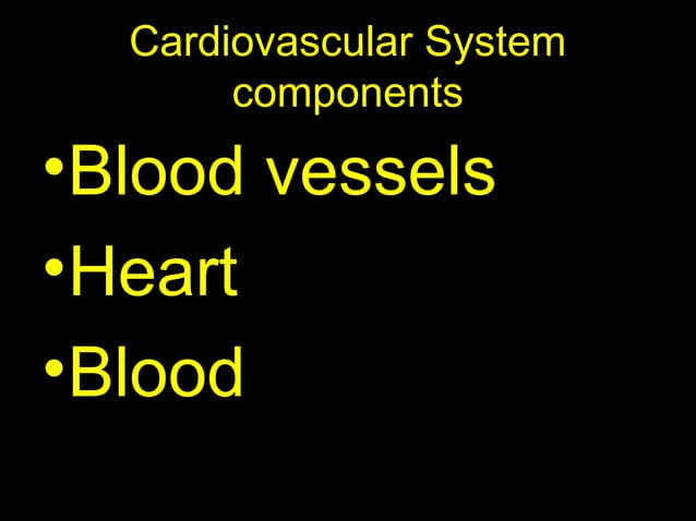 Cardiovascular system notes | PPT | Heart and Cardiovascular Diseases ...