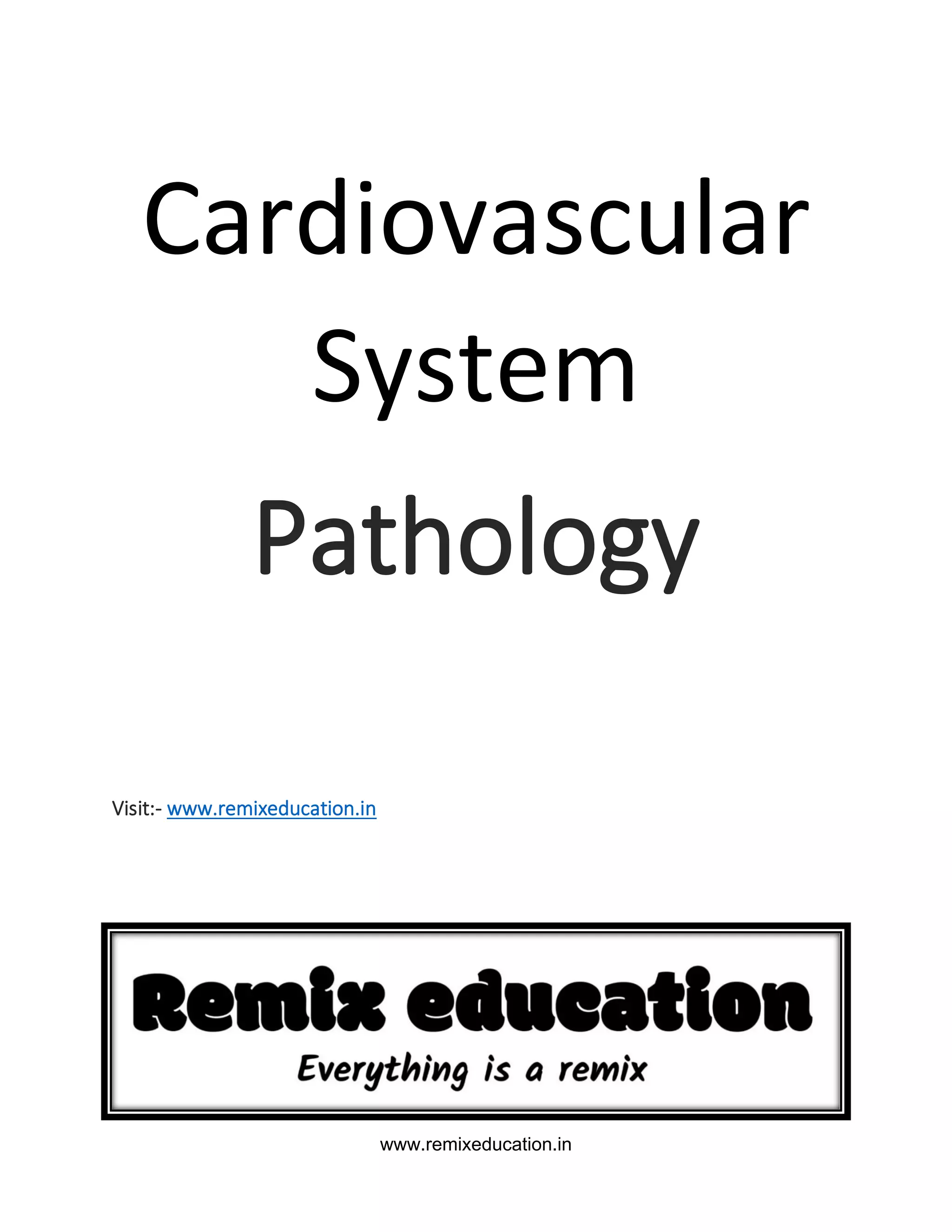 Cardiovascular system pathology | PDF