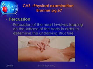 Cardio vascular system physical examination | PDF