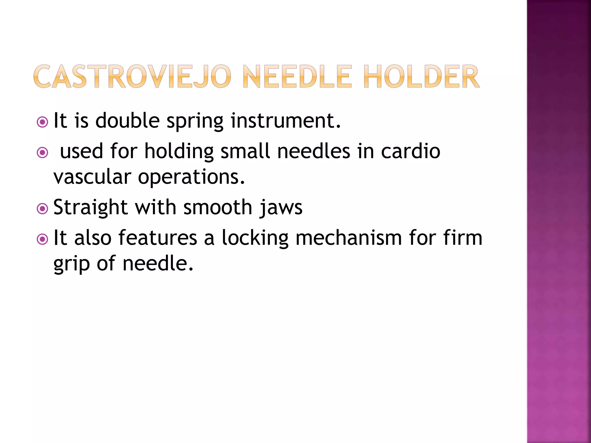 Cardiovascular trays | PPT