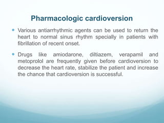 Cardioversion | PPTX