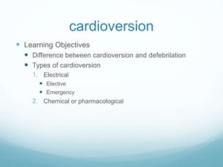 Cardioversion | PPTX