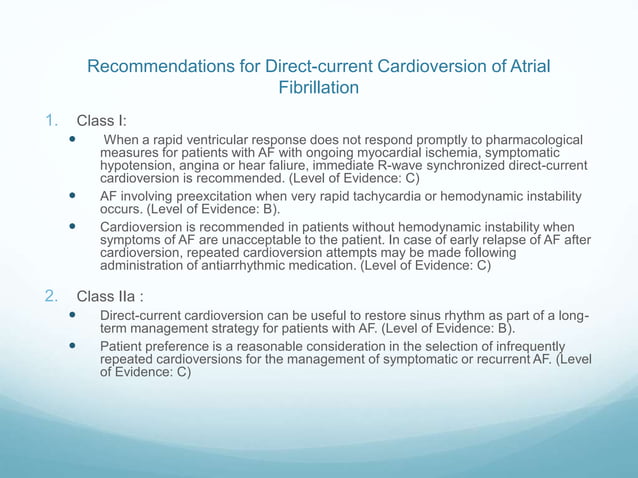 Cardioversion | PPTX | Heart and Cardiovascular Diseases | Diseases and Conditions