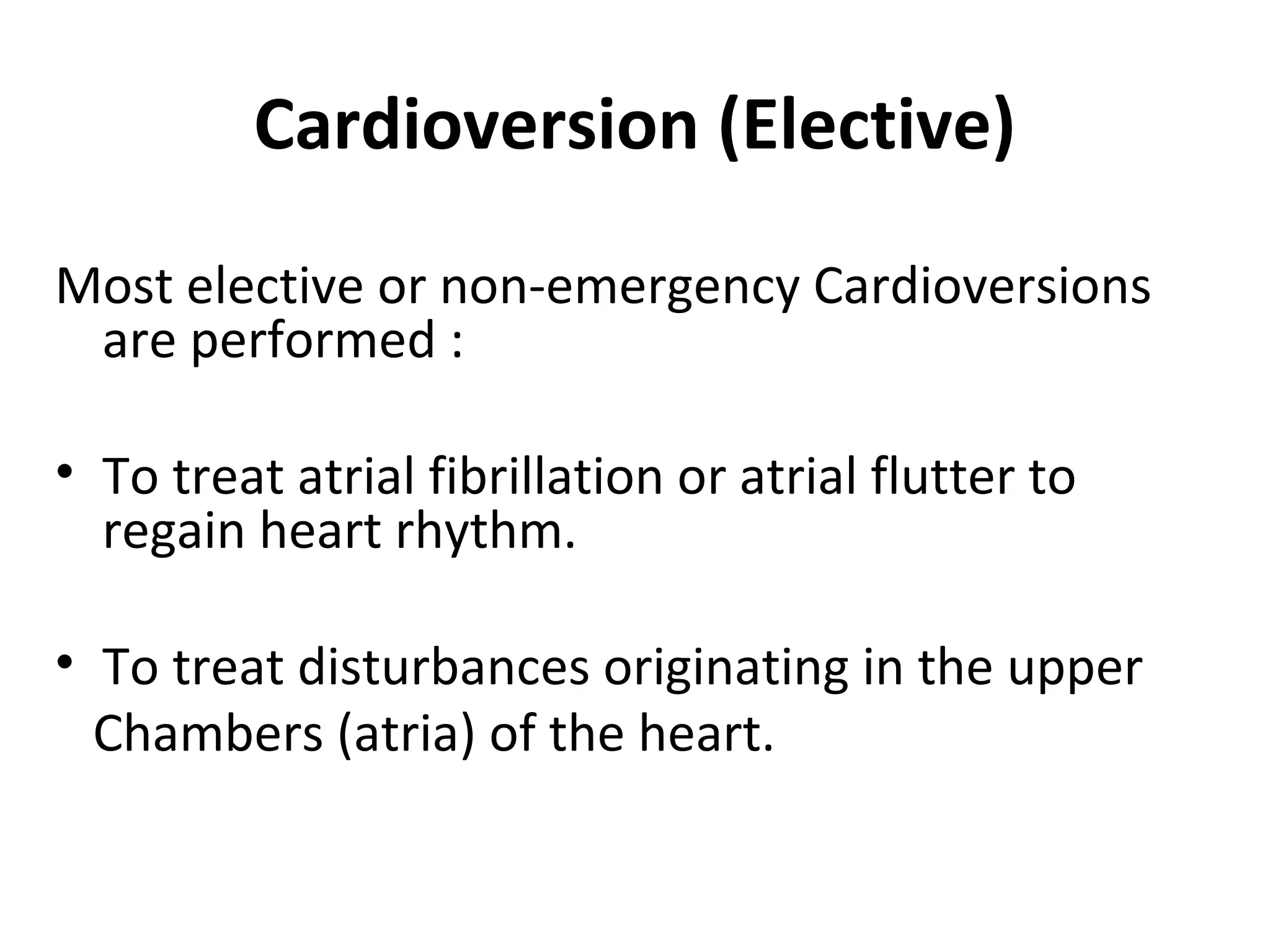 Cardioversion | PPT
