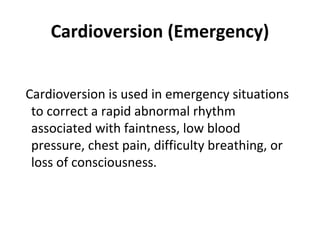 Cardioversion | PPT