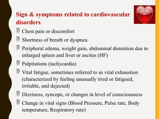 Nursing management for cardiovascular disorders | PPTX