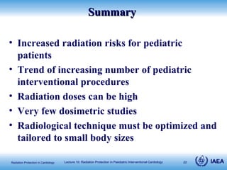 Radiation Protection in Paediatric Interventional Cardiology | PPT