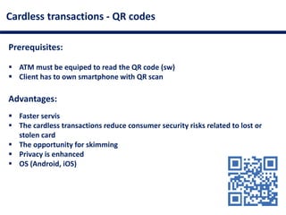 The opportunities and challenges offered by cardless ATMs - European ...