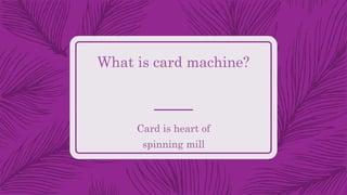 Card machine | PPTX