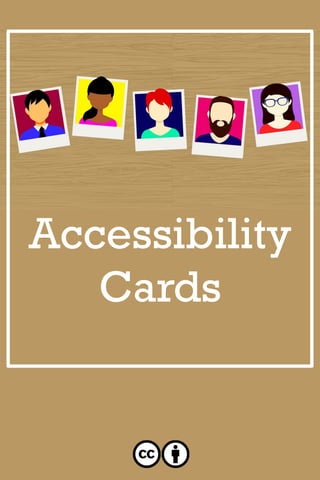 Cards - Users with Disabilities - Course Material | PDF