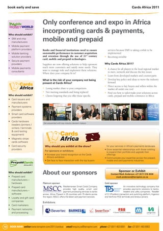 Cards Africa 2011 brochure | PDF