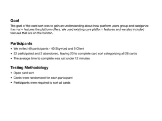 Card Sort and Tree Test Analysis | PDF