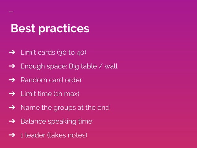 Card sorting | PPT