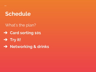 Card sorting | PDF