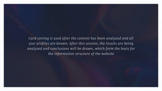 Workshop cardsorting | PPT