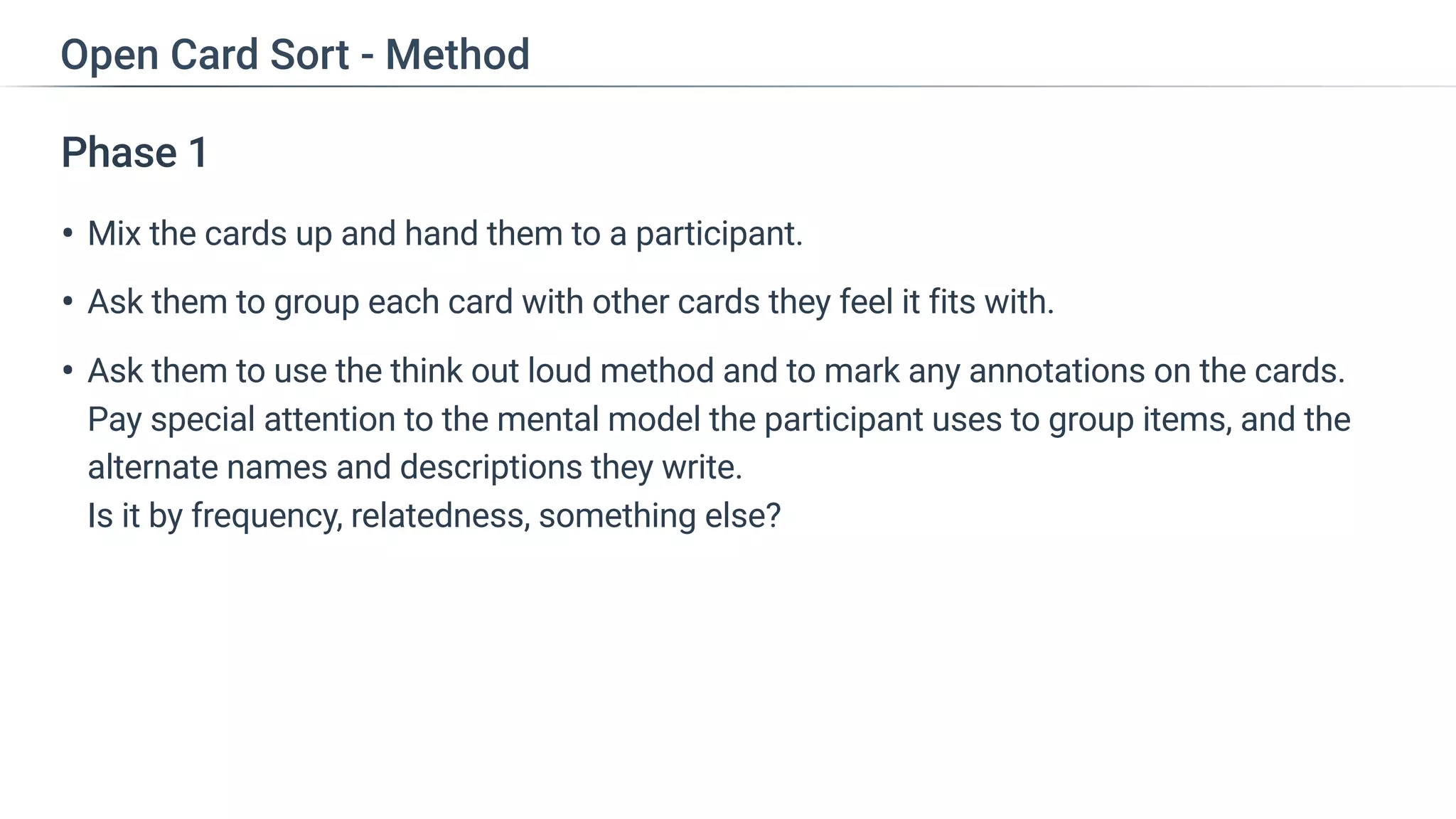 Card Sorting- Information Architecture Technique | PDF
