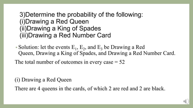 CARDS PROBABILITY PART 1.pptx | Card Games | Games and Puzzles