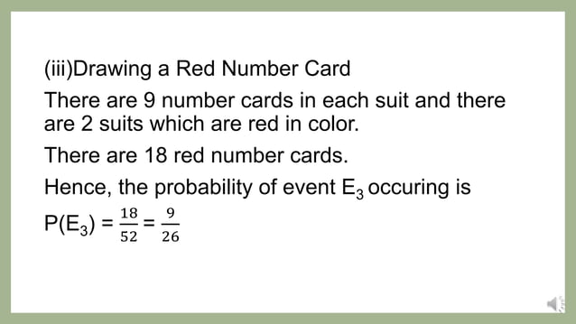 CARDS PROBABILITY PART 1.pptx | Card Games | Games and Puzzles