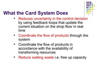 WIP Flow: A Card system for Production Planning and Control | PPT