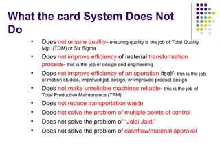 WIP Flow: A Card system for Production Planning and Control | PPT